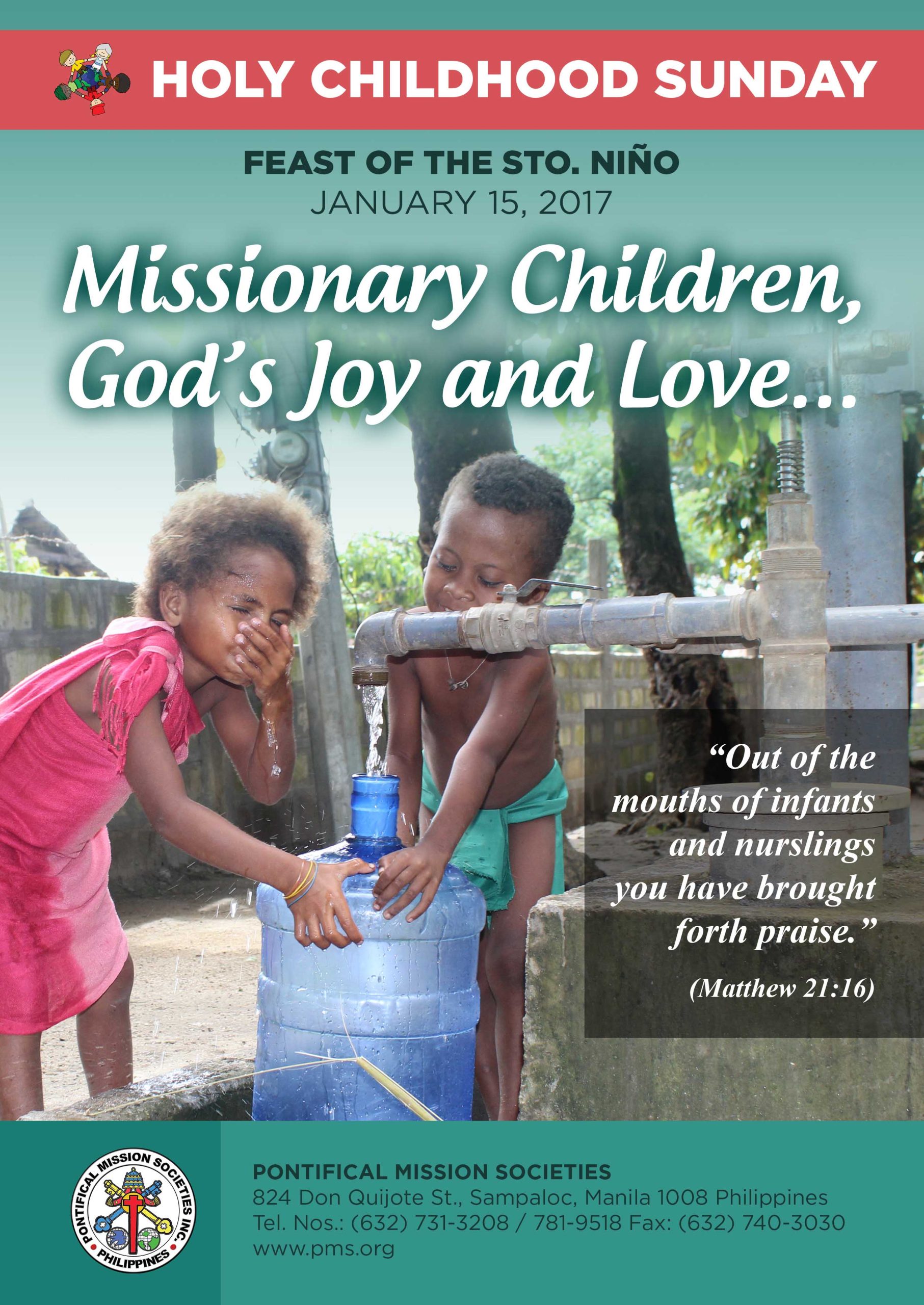 Missionary Children, God’s Joy and Love – Pontifical Mission Society ...