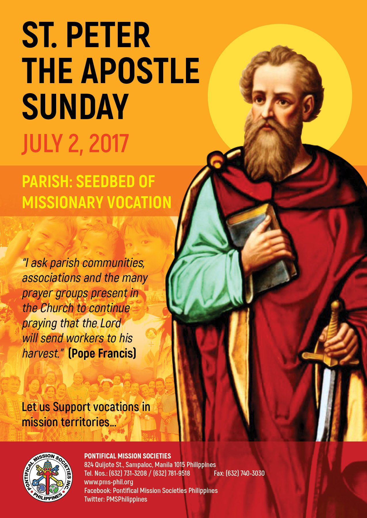 Saint Peter the Apostle Sunday 2017 – Pontifical Mission Society ...