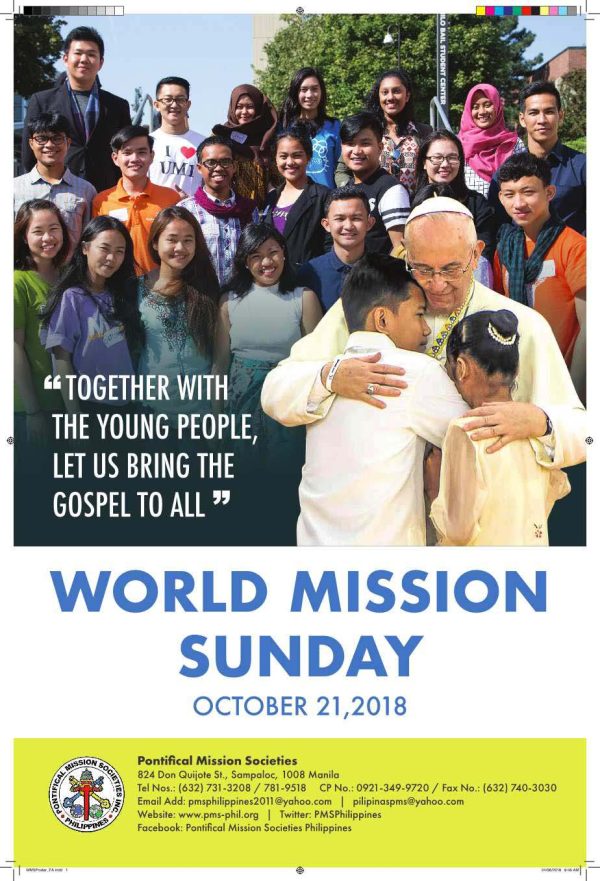 World Mission Sunday 2018 – Pontifical Mission Society Philippines