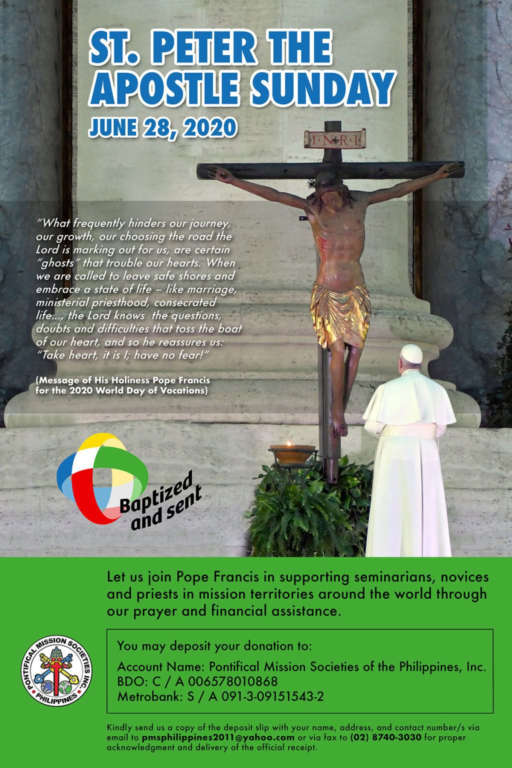 Saint Peter the Apostle Sunday 2020 – Pontifical Mission Society ...